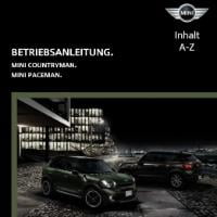 MINI Countryman (R60) Betriebsanleitung (291 Seiten)